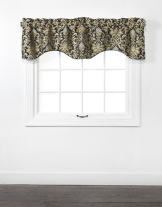 Lillian Tier pair, Swag Pair & Insert Valance with Macramé Band ...